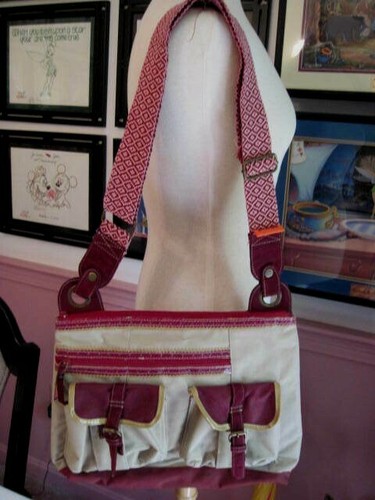 PARCEL SHOULDER BAG WITH THREE OUTER POCKETS & DIVIDED INSIDE VERY ...