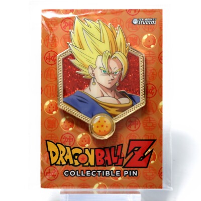 Dragon Ball Z Super Saiyan Vegito Enamel Pin Official DBZ Collectible ...