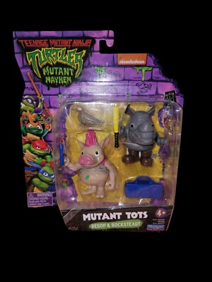 Nickelodeon Teenage Mutant Ninja Turtles Mutant Tots Bebop & Rocksteady | eBay