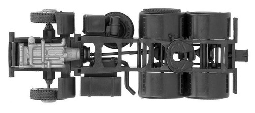 HERPA, DAF 2800 and RABA 3-axle chassis kit - 2 parts, 1/87, HER085823 ...