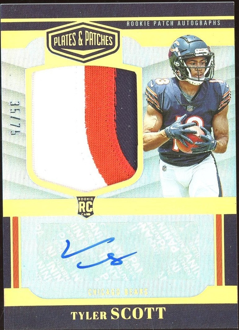2023 Panini Plates & Patches - Rookie Patch Autographs Tyler Scott #RPA ...