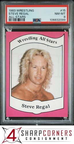 1983 WRESTLING ALL-STARS #15 STEVE REGAL RC PSA 8 | eBay
