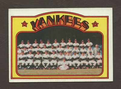 1972 Topps Baseball Card #237 – New York Yankees Team | eBay