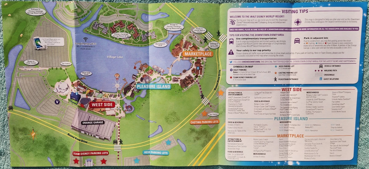 Disney Downtown Map