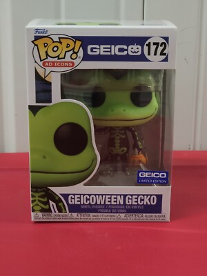 Funko! Pop Geicoween Gecko #172 Ad Icons GEICO Limited Edition | eBay
