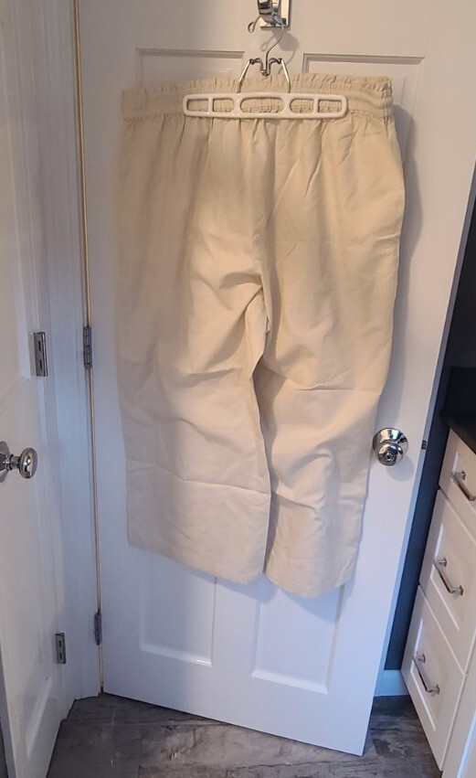 NWT J.Crew Women's Wide Leg Ivory Linen Pants Size XXL | eBay