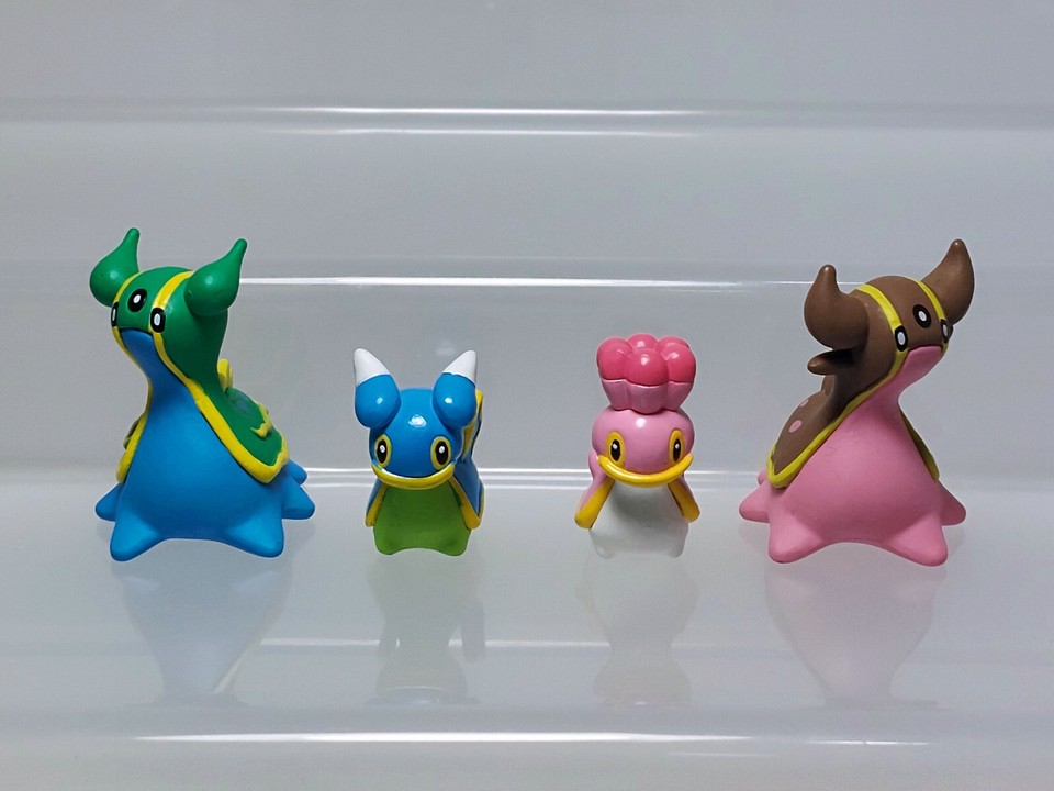Gastrodon Shellos Pokemon Figure Set Yoshinoya Pokemori & Bandai P02 1 ...