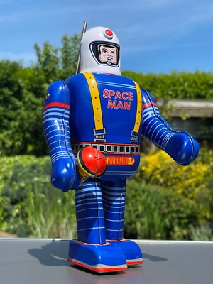 VINTAGE Adult Collector SPACEMAN Tin Toy Robot - brand new!! | eBay