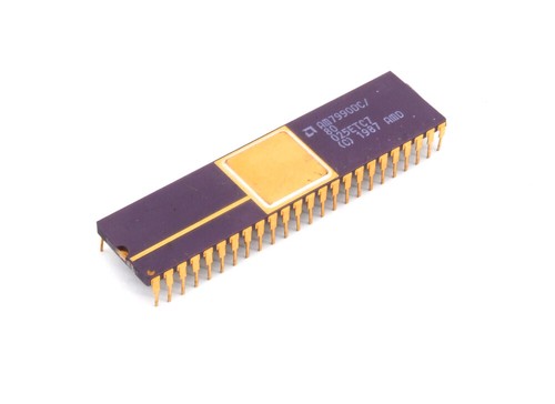 AMD AM7990DC/80 Chip LAN-Controller IC CDIP Gold 48-Pin LAN-Steuerung ...