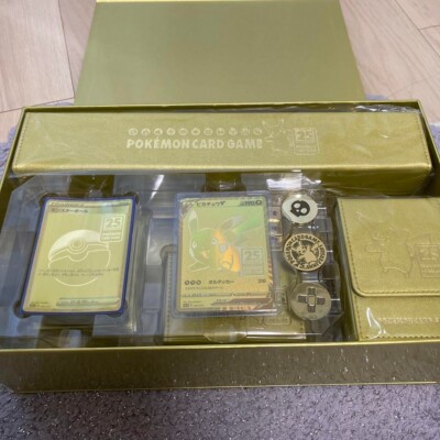 【Opend】Pokemon Card 25th Anniversary Golden Box Japan (Without ...