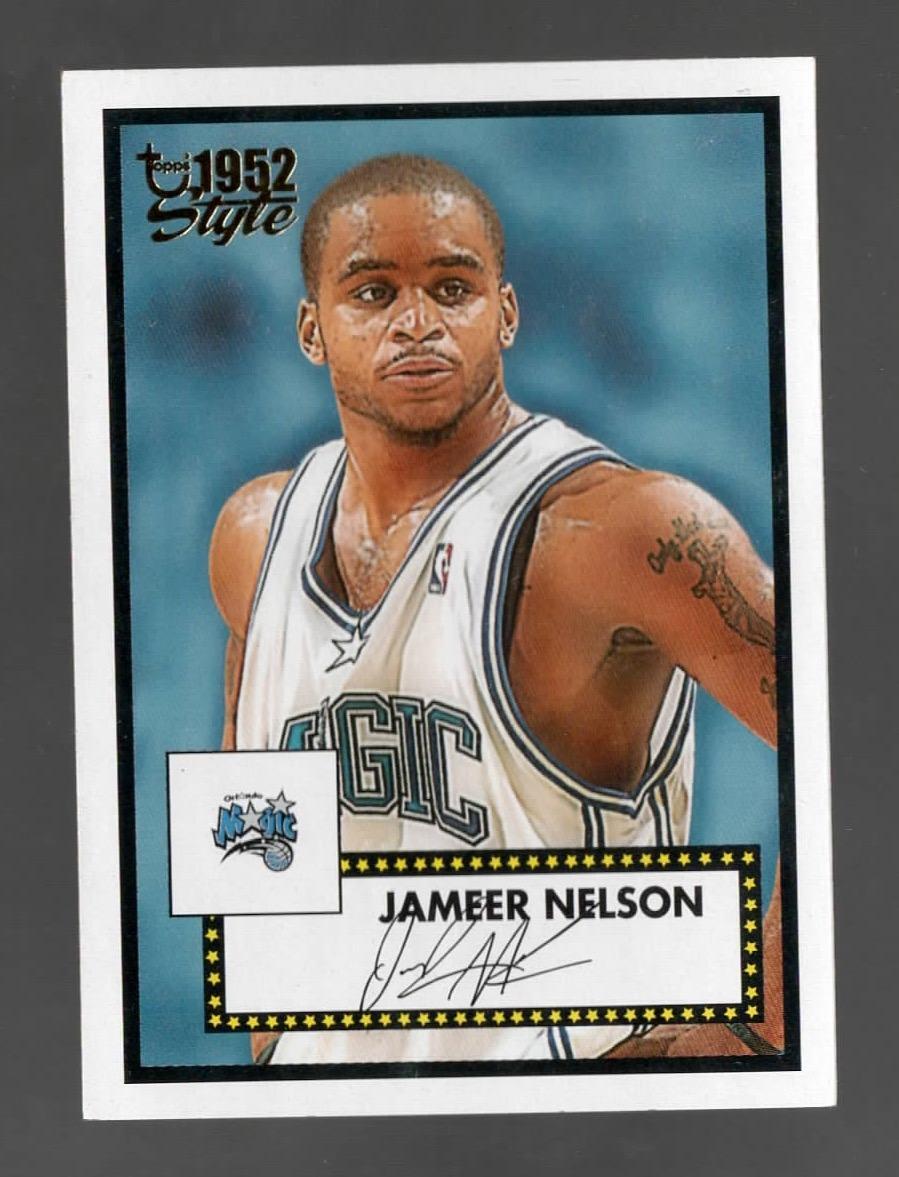 2005-06 Topps 1952 Style Jameer Nelson Orlando Magic #57 Near Mint or ...