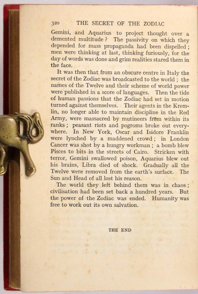 Illuminati Novel 1933 The Secret Of The Zodiac Julian Sterne Nesta ...