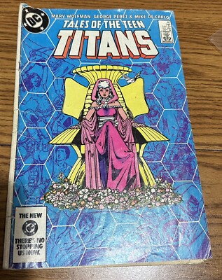 Tales Of The Teen Titans #46 Dc Comics 1984 Marc Wolf man, George Perez ...