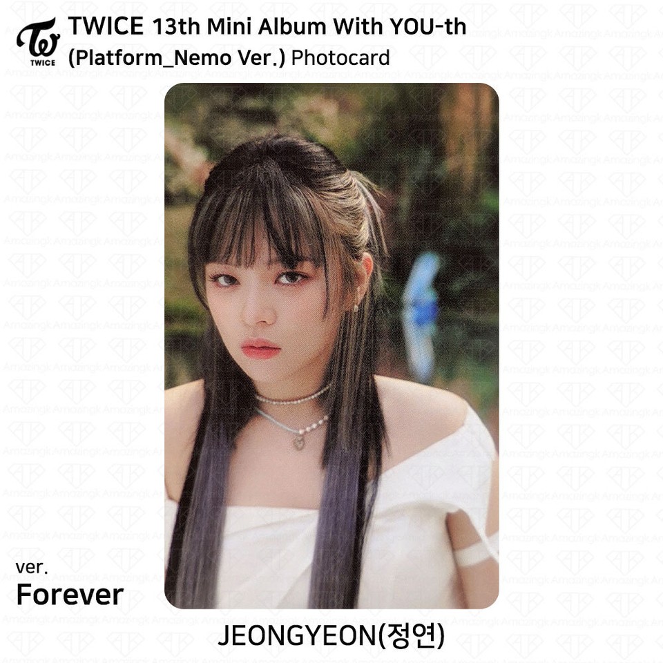 TWICE 13th Mini Album With YOU-th Platform Nemo Ver Special Photocard ...