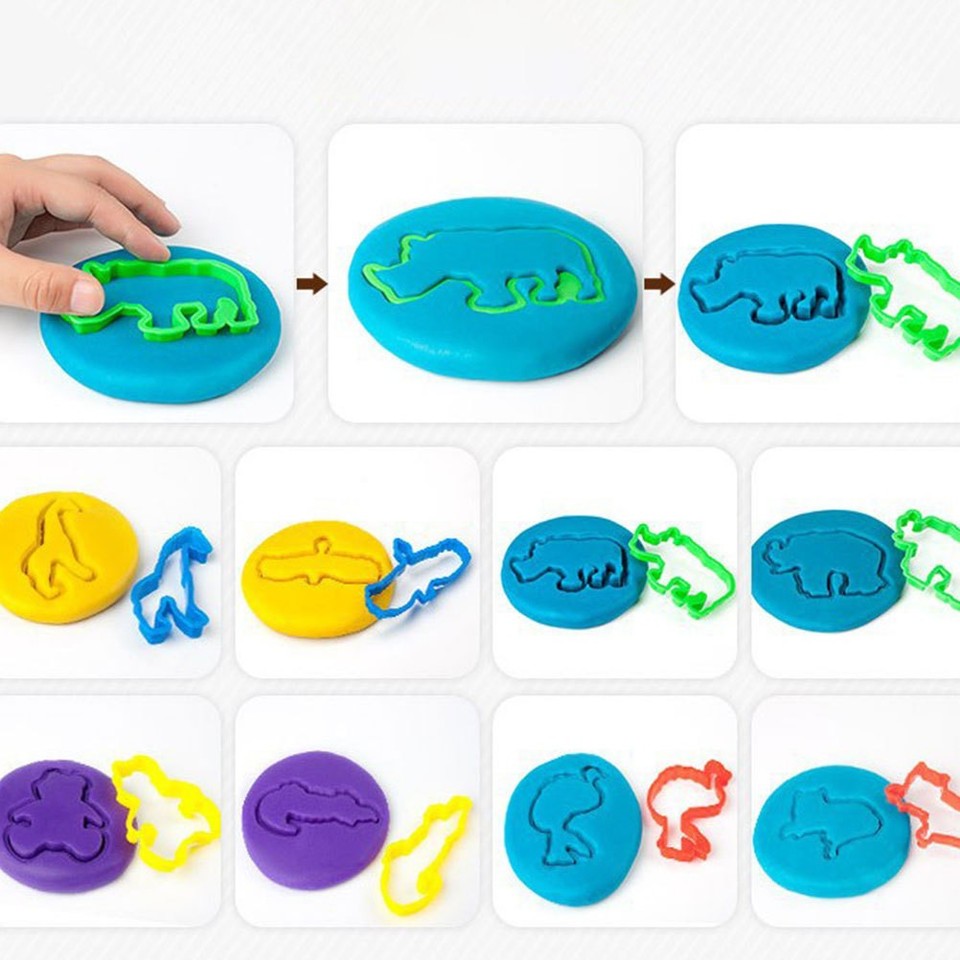 42 PCS Plasticine Moulds Clay Sculpting Modelling Tools Children's ...