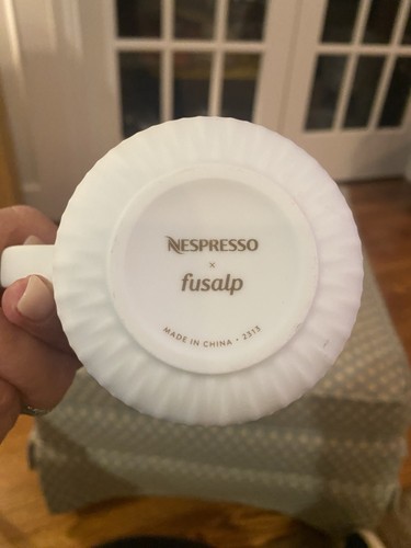 Nespresso Fusalp Festive Porcelain Coffee Mug 13 Oz Limited Edition NEW ...