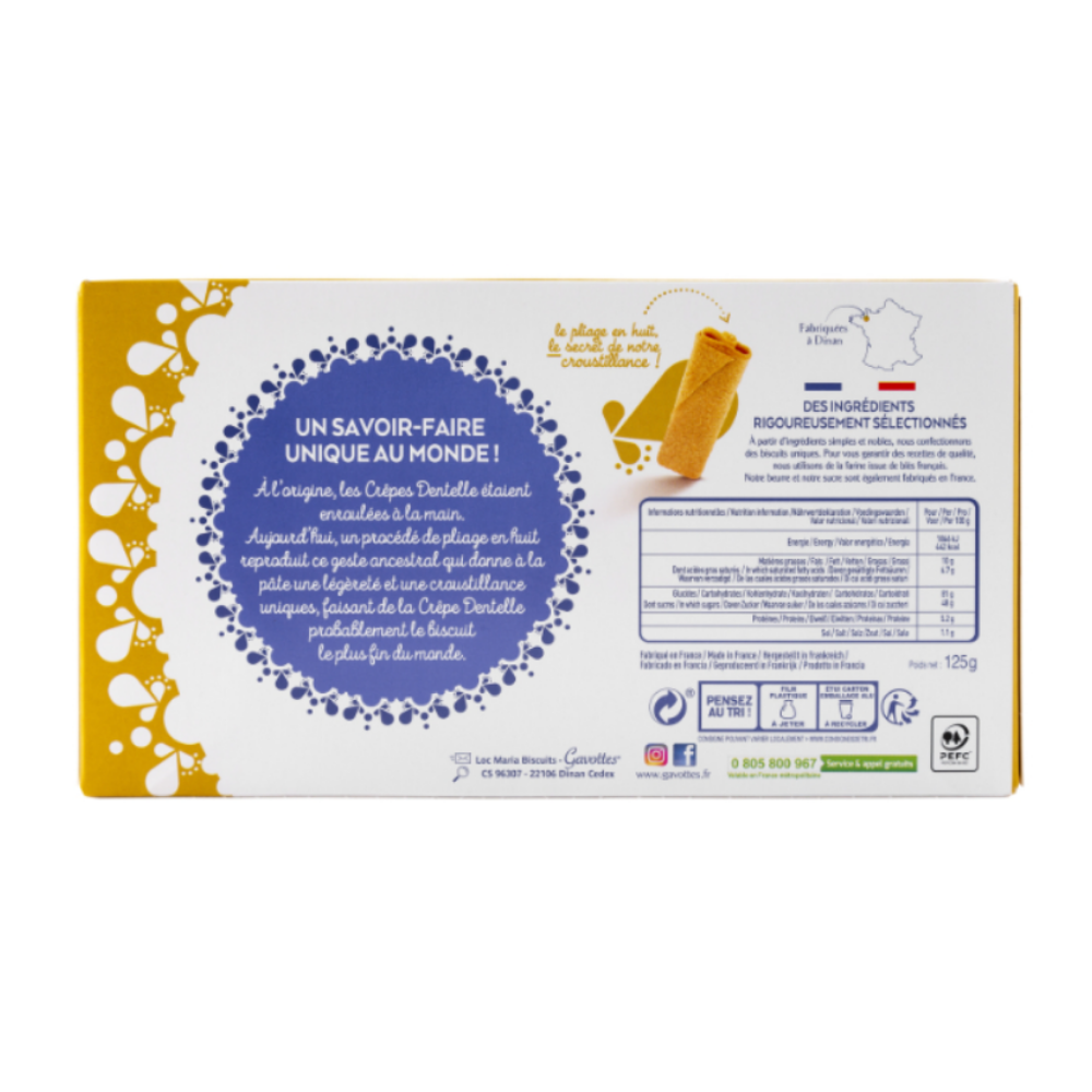 Gavottes Crepes Dentelle Biscuits Loc Maria 125g x 4 | eBay UK