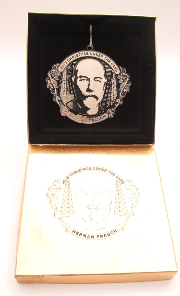 Christmas Under the Oaks Ornament HERMAN FRASCH Sulphur LOUISIANA 2013 ...