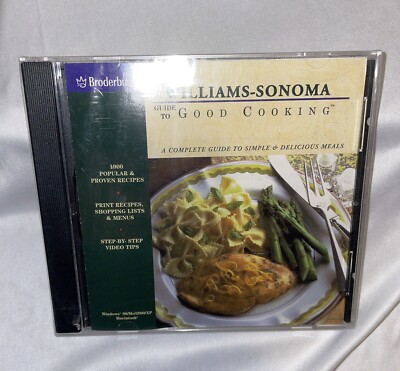 NEW- Broderbund Williams-Sonoma Guide to Good Cooking CD-ROM | eBay