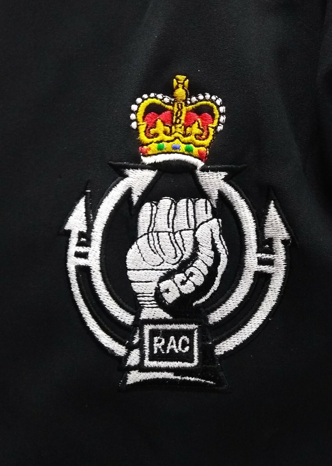 RAC Soft Shell Jacket Royal Armoured Corps Insignia Active Wear ...