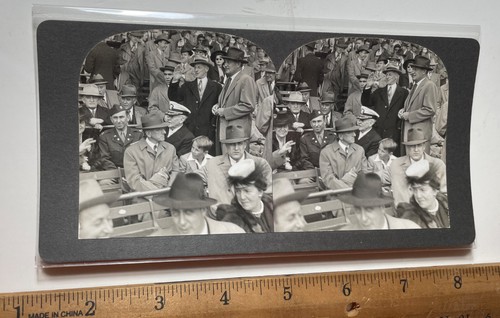 1940s John Wayne actor at BASEBALL GAME stereoview | eBay