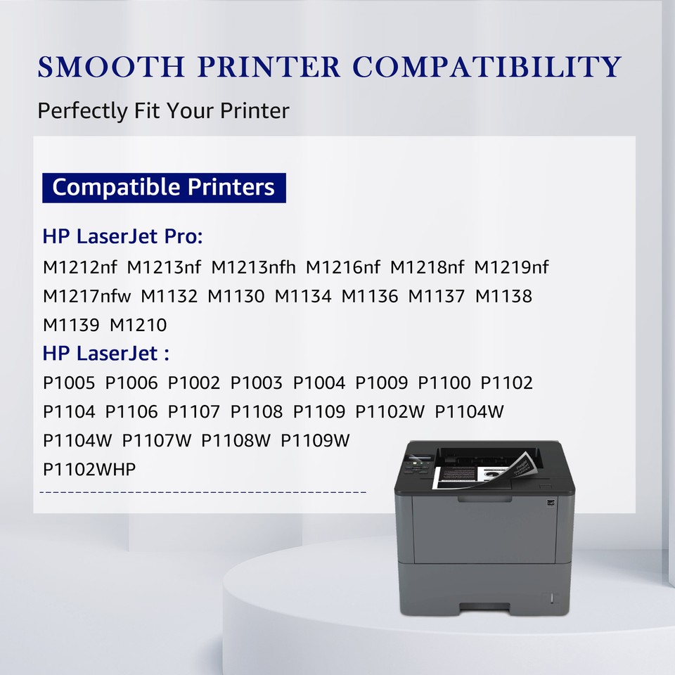 30x CE285A 85A BLACK Toner Cartridge for HP LaserJet P1003 Pro M1216nf ...