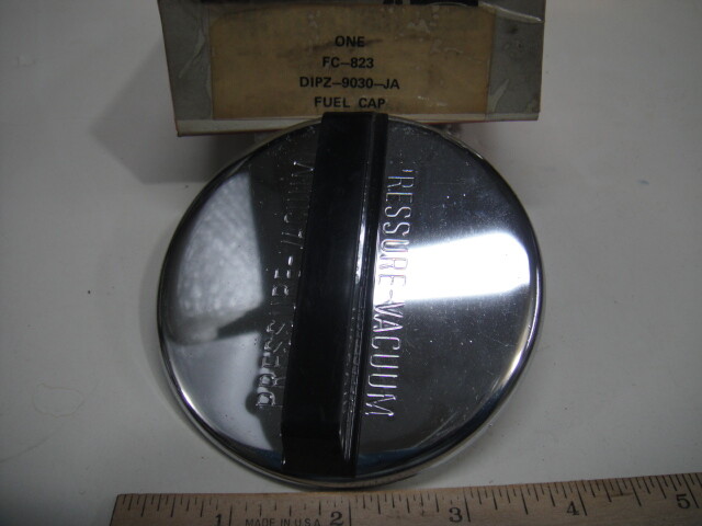 NOS OEM Genuine Ford 1971 72 Pinto Torino Ranchero Fuel Gas Cap Chrome ...