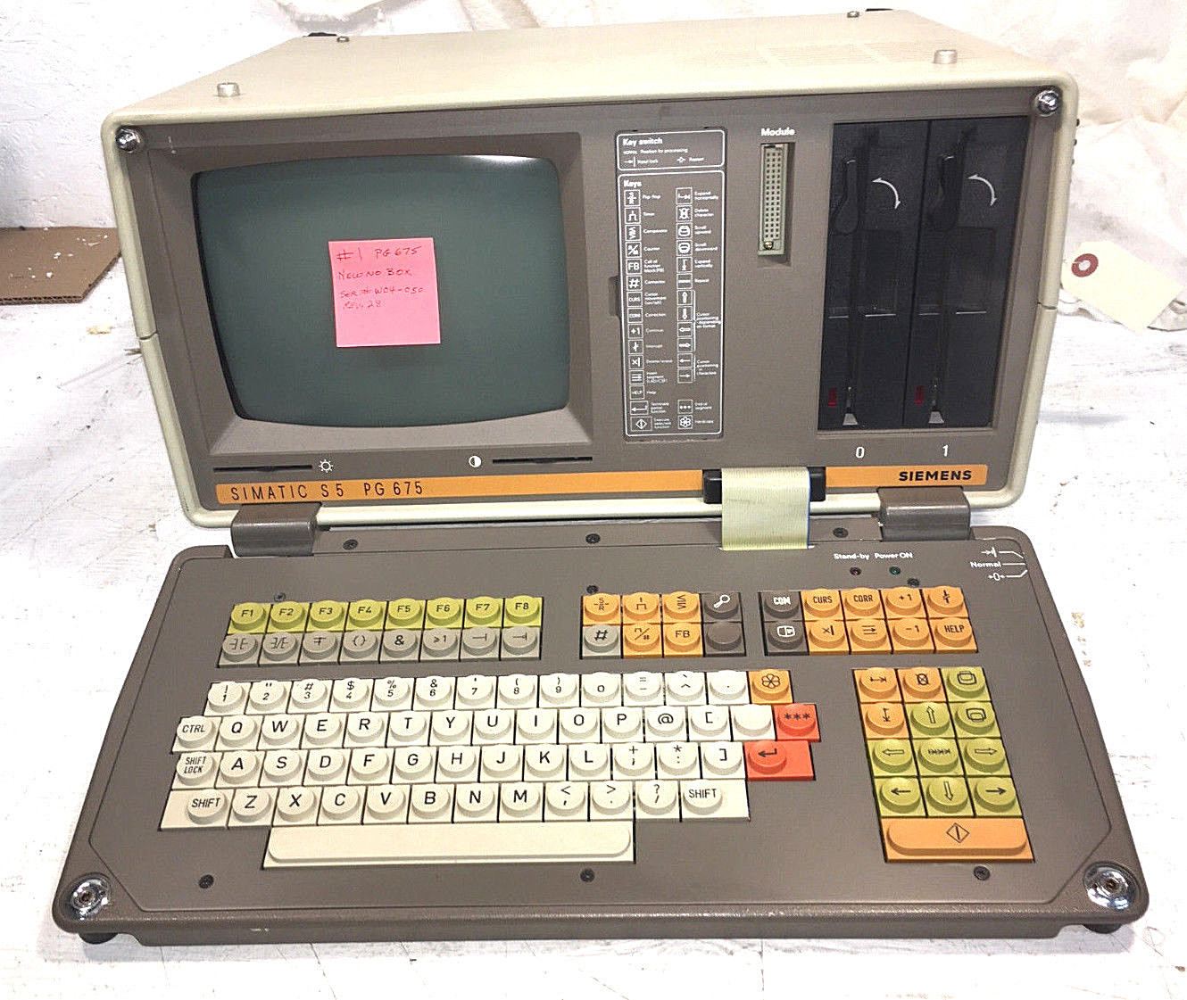 SIEMENS 6ES5-675-0UB11 *NEW NO BOX* SIMATIC S5 PG675 PROGRAMMER 6ES5675 ...