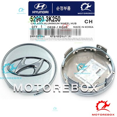 GENUINE Wheel Center Cap for 2006-2021 Hyundai 529603K250 | eBay