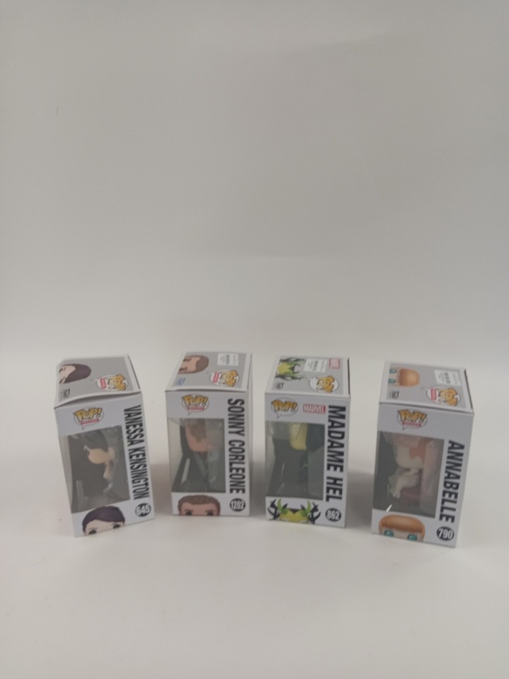 Funko Pop! Vinyl Figures Vanessa Kensington,Sonny Corleone,Madame Hel ...