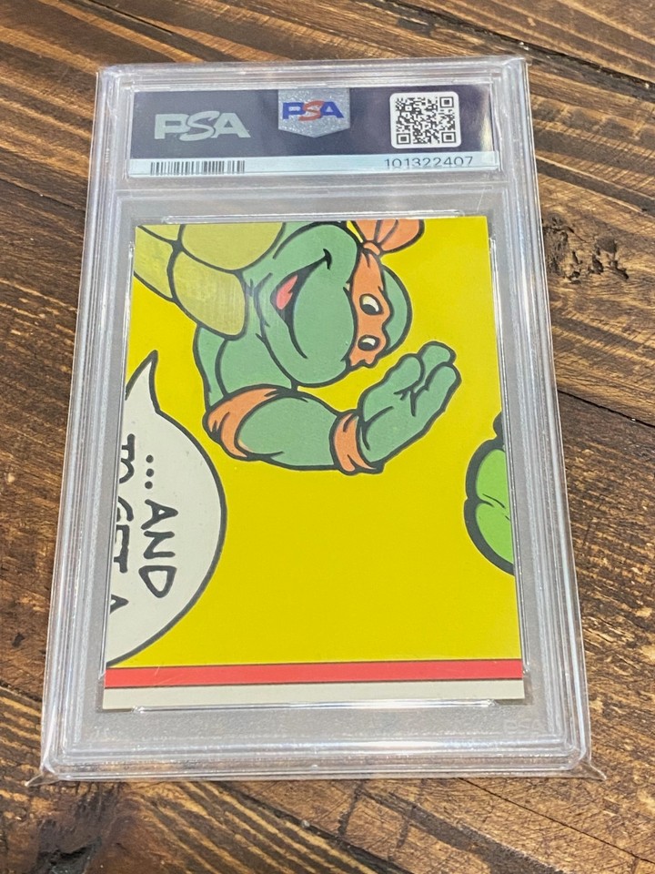 1989 Topps Teenage Mutant Ninja Turtles Sticker Card Turtle Power #8 ...