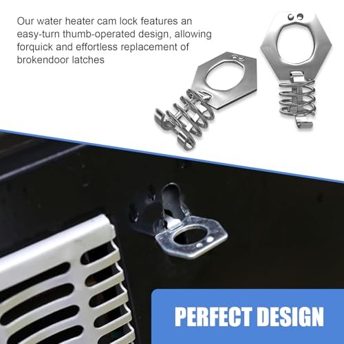 2 PCS RV Water Heater Latch Cam Lock, Stainless Steel Camper Water ...