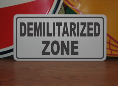 Demilitarized Zone Metal Sign military base | eBay