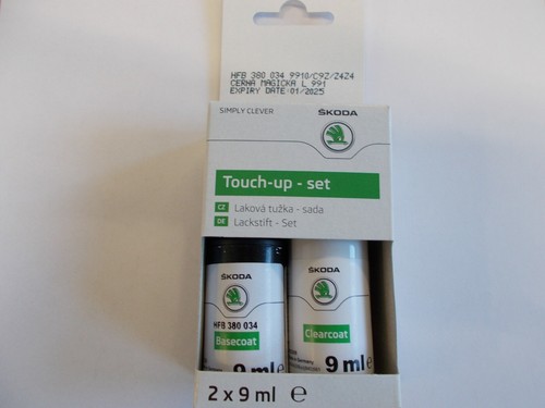 Original Skoda Lackstiftset Lackstift Set 1Z1Z F9R Black magic ...
