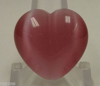 Set of 2 CATEYE Worry STONES Hearts You Choose Color cat cats eye tiger ...