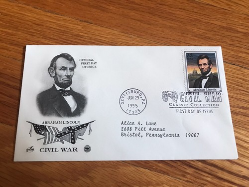 ABRAHAM LINCOLN CIVIL WAR FIRST DAY ISSUE STAMP COVER | eBay
