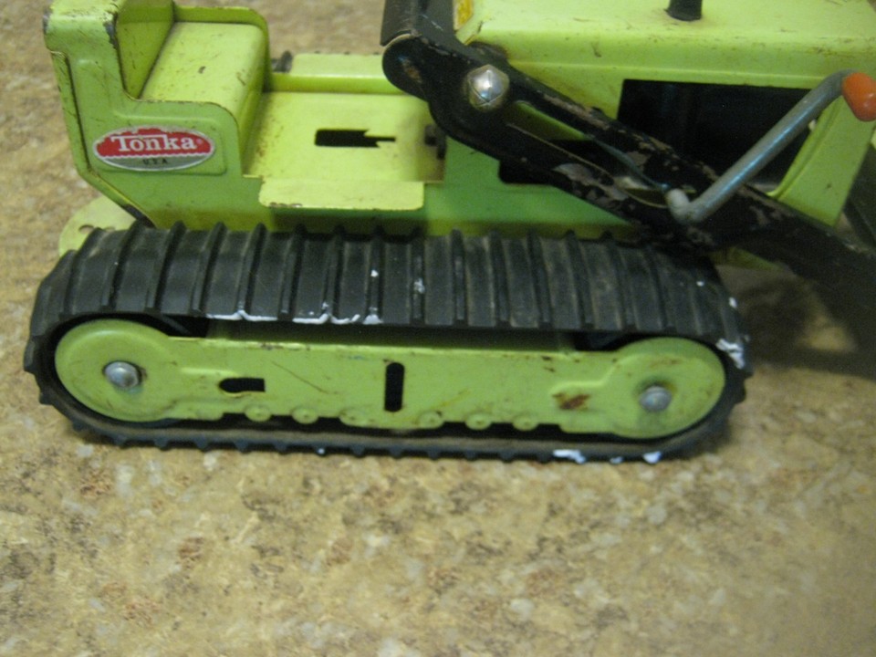 RARE 60s Tonka Green Track Loader all Original and works as should. | eBay