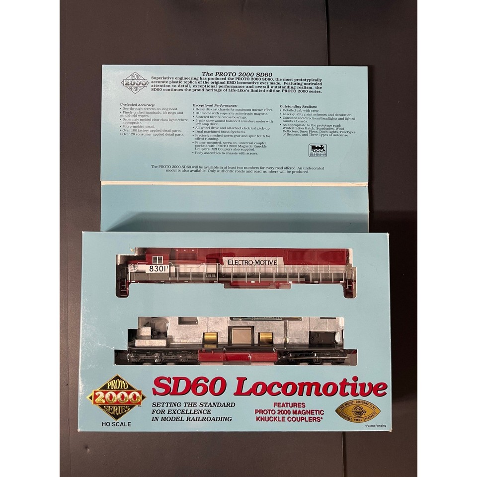 Life Like Trains Proto 2000 Series SD60 Locomotive HO Scale Limited ...