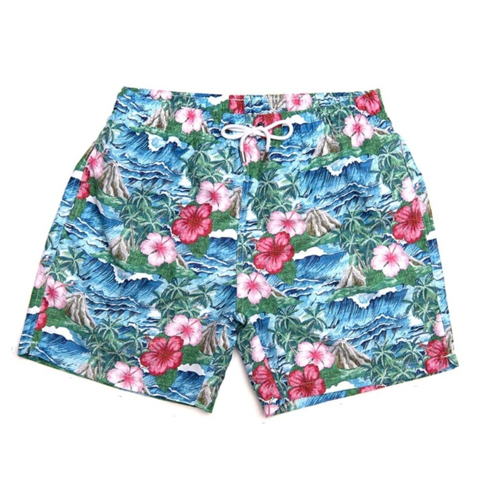 FRANKS Mens $89 Volcano Oahu Swim Shorts Trunk Suit XL NWOT | eBay