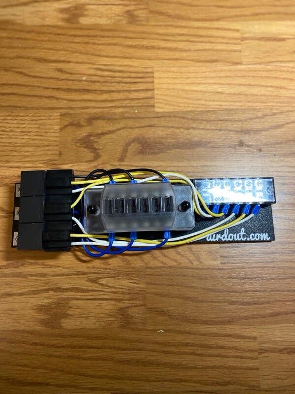 Race Car Fuse/ Relay Panel Block 3 Way LS Swap Custom Universal Drag ...