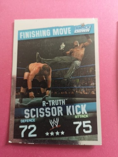Scissor Kick Finishing Move Cartes Catch Slam Attax 2009 Topps ...
