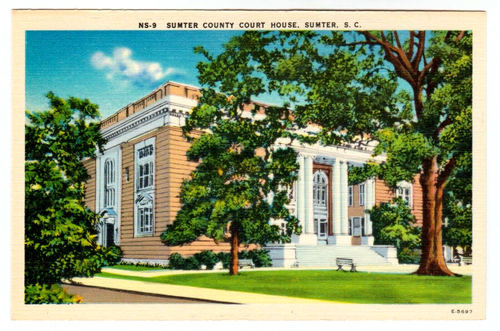 Postcard "Sumter County Court House, Sumter, SC" | eBay