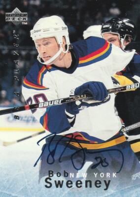 BOB SWEENEY 1995-'96 UPPER DECK BE A PLAYER AUTOGRAPH | eBay