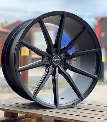 19" Inovit Frixion 5 Alloy Wheels 5x120 Black fits VW Transporter T5 T6 ...