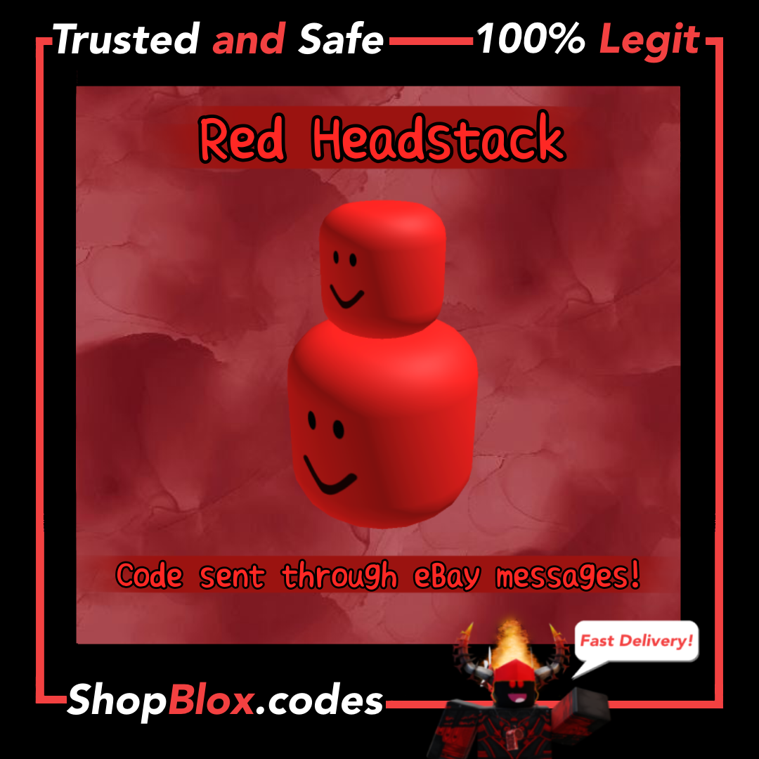 ROBL0X Series 2 Maelstronomer RED HEADSTACK Hat RARE Toy Code ⚡Sent FAST⚡ | eBay