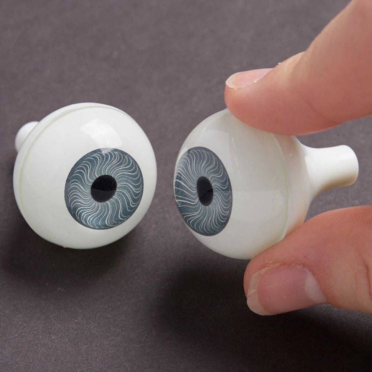 Life Size Adult Human FULL ROUND EYEBALLS w/STEM Body Parts Props Doll ...