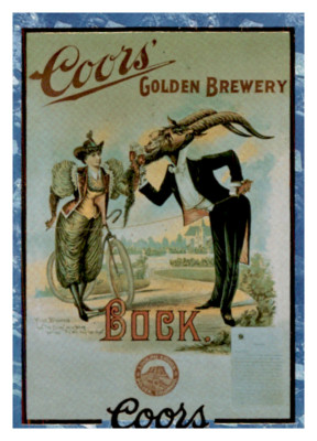 1995 Coors #3 Miss Bloomers & Bock Beer NM Near Mint ID:64925 | eBay