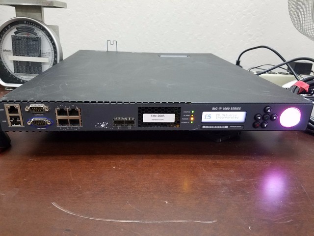 F5 Networks Big-ip 1600 Traffic Manager Load Balancing Appliance 2 Psu ...