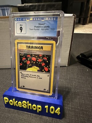 Pokémon TCG Sleep! Team Rocket 79/82 Regular 1st Edition Common - CGC 9 ...