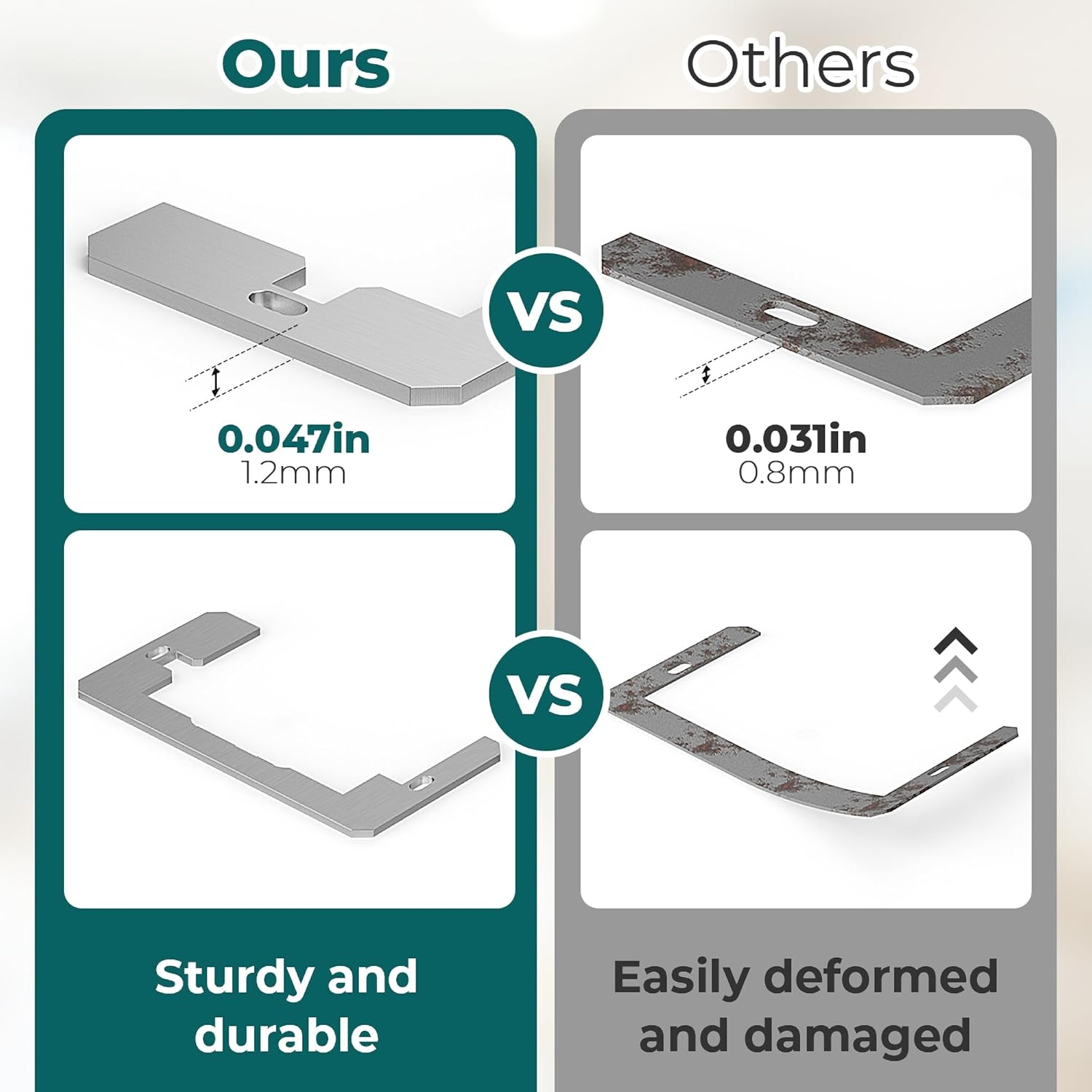 Wall Plate Spacer,Metal Single Gang Device Leveler,Flush Fit Leveling ...